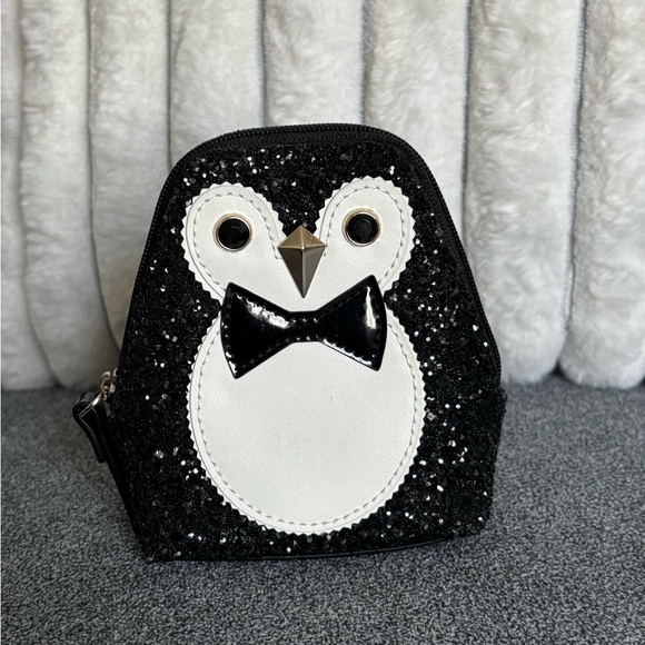 kate spade | Bags | Kate Spade Clifton Lane Penguin Glitter Coin Purse ...